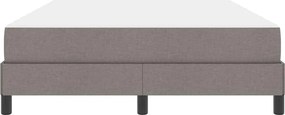 Postel s boxspringem Taupe 140 x 200 cm textil 3398497