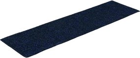 Schodové rohože samolepicí 15 ks 76 x 20 cm tmavě modré obdélníkové 326934