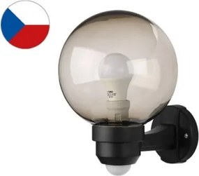 Nástěnné svítidlo s čidlem Panlux PARK ZOK-S-20/C kouřová E27 60W