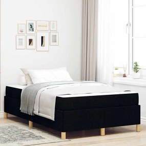 Rám postele Černá 120 x 190 cm textil 3398922