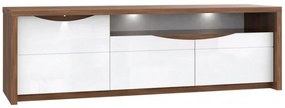 Tv Stolek Saint Tropez 187cm Dub Sangallo/Bílý