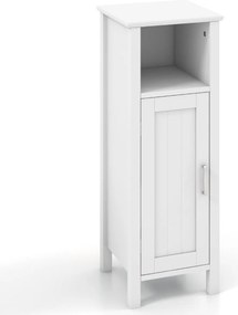 Costway Koupelnová skříňka do ložnice kuchyně koupelnová do koupelny bílá