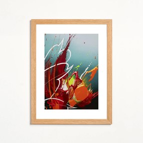 Fishero | Summer Vibration Rám: Bílý, Velikost: 60 x 40 cm