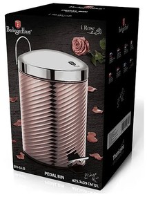 BERLINGERHAUS Koš odpadkový nerez 12 l I-Rose Edition BH-6431