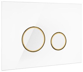 Oltens Lule splachovací tlačítko pro WC bílá 57203000