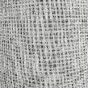 Stříbrná záclona na kroužcích ALICJA 140x250 cm