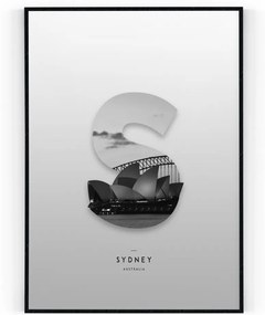 Plakát / Obraz Sydney Samolepící plátno A4 - 21 x 29,7 cm