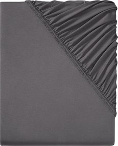 Livarno home Žerzejové napínací prostěradlo Modal, 180-200 x 200 cm (tmavě šedá)