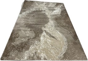 HU Hnědý moderní koberec Glamour 27237-Vizion Rozměr: 60x110 cm