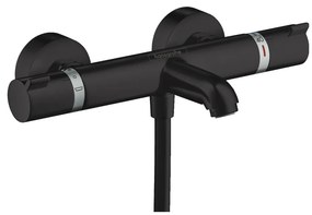 Hansgrohe Ecostat Comfort, termostatická vanová baterie, černá matná, 13114670