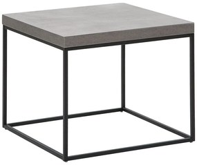Konferenční stolek, betonový top černý DELANO Beliani