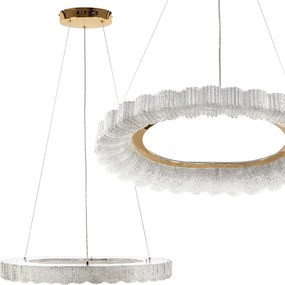 Toolight Toolight, LED závěsné svítidlo 60cm, 40W, 4000K, MS019-CP, růžové zlato, OSW-09631