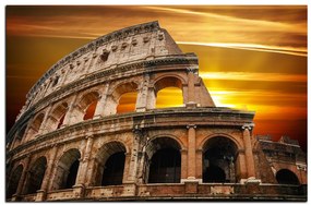 Obraz na plátně - Římské Koloseum 1206A (75x50 cm)