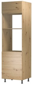 Vysoká kuchyňská skříňka na vestavné spotřebiče D60PM Langari (dub artisan). 1016860
