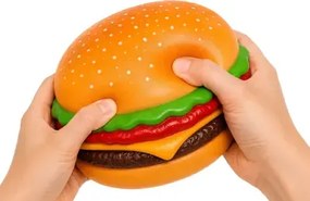 Mega Squeeze Hamburger / Antistresová hračka / strečová / 12,5 cm