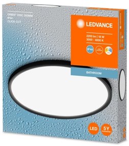 Ledvance - LED Koupelnové stropní svítidlo DISC LED/18W/230V 3000/4000K IP44