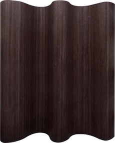 vidaXL Paraván bambusový 250x165 cm [244611] Barva: tmavě hnědá