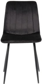 Bhm germany Jídelní židle Dijon, samet, černá