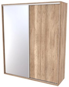 Nábytek Mikulík Skříň FLEXI 2 - 2x zrcadlo ROZMĚR: (š/v/h) 200 x 220 x 65 cm