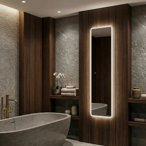 Tutumi Zrcadlo 150x50 cm s regulovatelným LED osvětlením HOM-01527