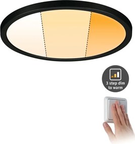 Paulmann 93102 - LED/16W IP44 Podhledové svítidlo AREO 230V pr. 23 cm černá