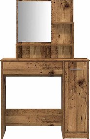 Set toaletního stolku staré dřevo kompozitní dřevo 3329191