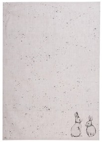 Bavlněná utěrka s králíčky Bunny Buddies I – 50x70 cm
