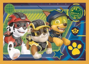 TREFL PUZZLE 4v1 Tlapková Patrola Prázdniny 29x21cm 207 dílků skládačka tr34395
