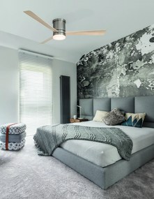 Stropní ventilátor Silky 13.2 nikl s dálkovým ovládáním