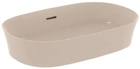 Ideal Standard Ipalyss - Umyvadlo na desku, 600x380 mm, s přepadem, Mink E1397V8