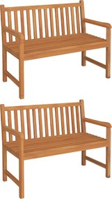 5dílný zahradní jídelní set masivní teakové dřevo 3157152