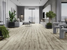 Mexen Wirginia vzorek vinylových panelů SPC 6,5 mm, podklad IXPE 1,5 mm, 4 V-drážka, dub - F1005-S