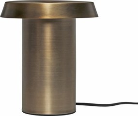 Hnědá kovová stolní lampa Keen - Hübsch