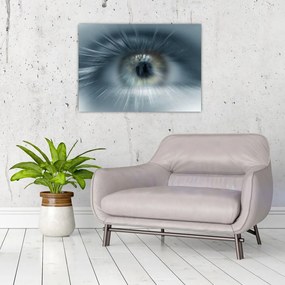 Skleněný obraz  - Pohled oka (70x50 cm)