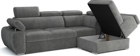 Sedací souprava BASTON | 260x188 cm | rozkládací + úložný prostor | VÝBĚR TKANIN
