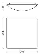 Philips 31240/67/16 - LED stropní svítidlo MYLIVING MEZEN 1xLED/17W/230V
