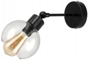 BERGE LED skleněné nástěnné / stropní svítidlo 1xE27 - průhledná koule