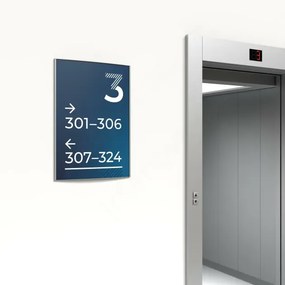 ACCEPT Orientační tabule Klassik UNI A1 (594 x 841 mm) - rozměr 594 x 841 mm