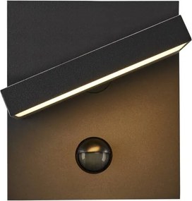LA 1002990 ABRIDOR SENSOR Outdoor, nástěnné LED svítidlo, IP55, antracitové, 3000/4000K - BIG WHITE (SLV)