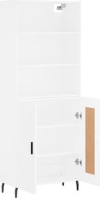 Skříň highboard bílá 69,5 x 34 x 180 cm kompozitní dřevo 3189973