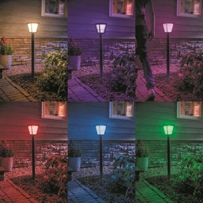 PH 17442/30/P7 Hue LED White and Color Ambiance Venkovní sloupkové svítidlo Philips Econic 17442/30/P7 černé 100cm 2200K-6500K RGB - PHILIPS HUE (915005732701)
