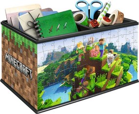 RAVENSBURGER Puzzle 3D úložný box Minecraft 216 dílků plast 2411286