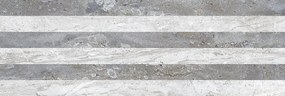 SUPERCERAMICA WEMBLEY obklad Relieve Stripe Gris G 20x60 (1,20 m2) - WEM005