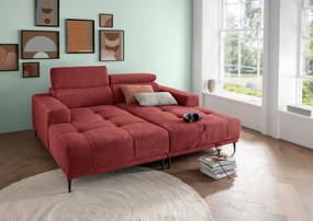 XXXLutz POHOVKA BIG SOFA, textil, červená P & B - Pohovky - 002310041635