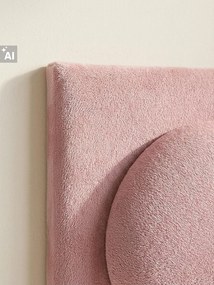 Sinsay - Čalouněné nástěnné panely ve tvaru kostek 4 pack - pastelová růžová