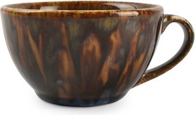 Hnědý porcelánový šálek na cappuccino 200 ml Resto – BonBistro