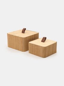 Sinsay - Úložné boxy 2 ks - béžová