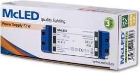 Nábytkový LED napájecí zdroj McLED 24VDC 72W 3A ML-732.073.11.1