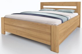 Vlastní výroba Buková postel Sandra s úložným prostorem