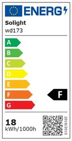 SOLIGHT LED mini panel CCT, přisazený, 18W, 1530lm, 3000K, 4000K, 6000K, čtvercový bílý